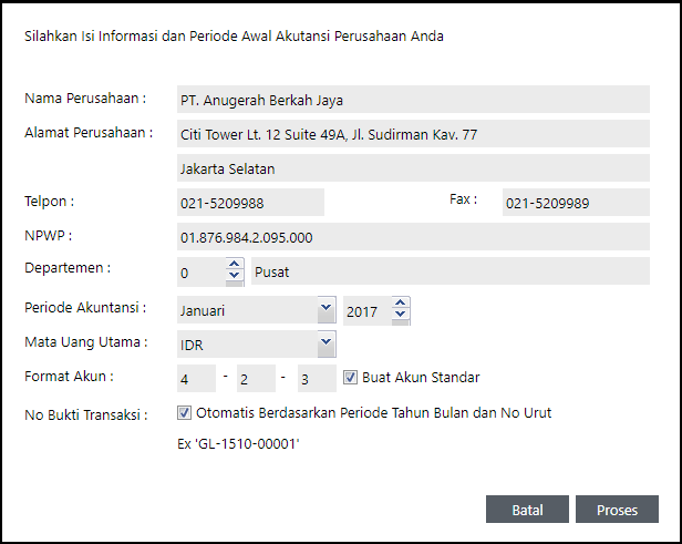 Membuat Data Kerja Baru